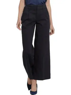 NYDJ Mona Wide Leg Trousers - Black