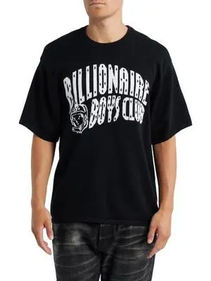 BILLIONAIRE BOYS CLUB Bb Curve Logo Graphic T-shirt - Black
