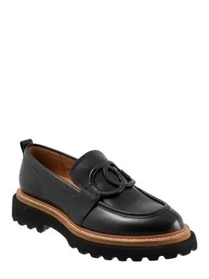 Eos Abbi Lug Sole Bit Loafer - Black