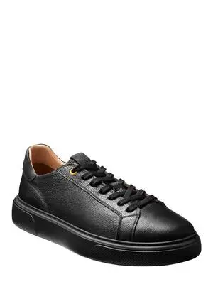Samuel Hubbard Sunset Leather Sneakers - Black Leather On Black Sole
