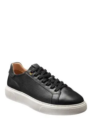 Samuel Hubbard Sunset Leather Sneakers - Black Leather On White Sole
