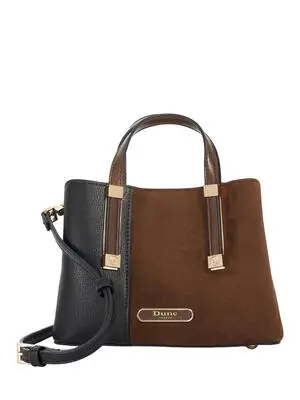 Dune London Convertible Crossbody Tote - Dark Brown