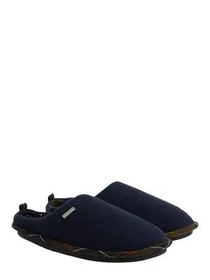 Barbour Hexham Fleece Slipper - Navy