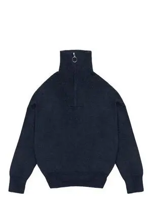 Deluc Spencer Half-zip Sweater - Blue Melange