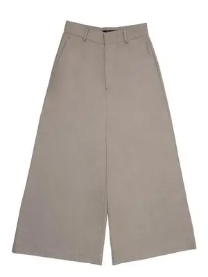 Deluc Martin Pleated Wide-leg Pants - Light Grey
