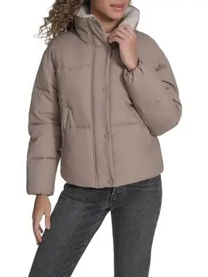 LEVI'S Western Puffer Jacket - Taupe