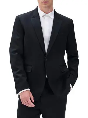 Rag & Bone Butler Wool Tuxedo Blazer - Black