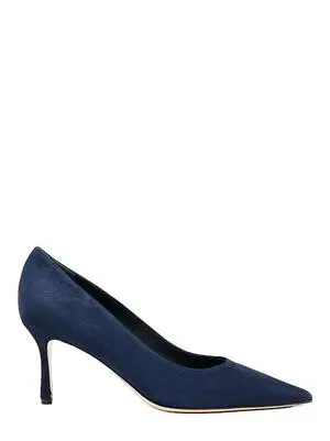Marion Parke Classic Pump 70 Suede - Navy