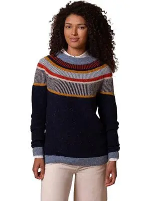 CELTIC & CO. Donegal Wool Sweater - Navy/denim
