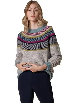CELTIC & CO. Donegal Wool Sweater - Pebble