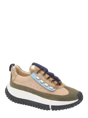 4CCCCEES Kapok Pinto Platform Sneaker - Mud