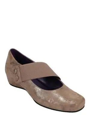 Vaneli Mary Jane Wedge Pumps - Bronze