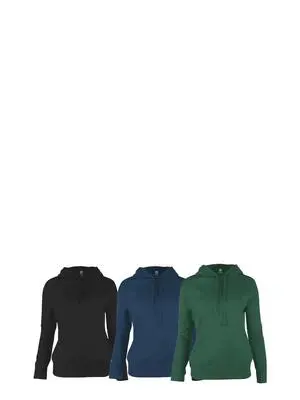 BENBEN 5-pack Slim Cut Pullover Hoodie - Black/navy/forestgreen