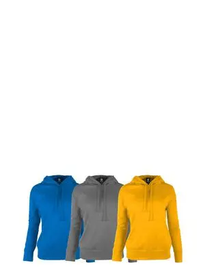 BENBEN 5-pack Slim Cut Pullover Hoodie - Royal/graphite/maize