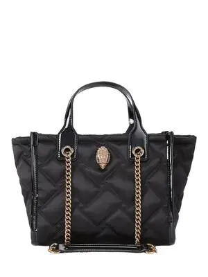 Kurt Geiger Small Hoxton Quilted Shopper Bag - Black