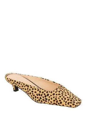 Matisse Kitten Heel Mule - Cheetah