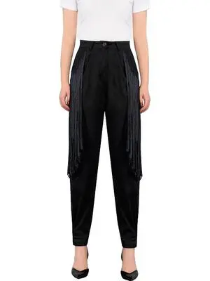 LAURA APARICIO Cotton Balloon Fit Pants - Black