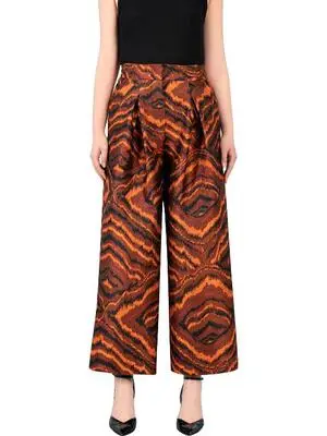 LAURA APARICIO Jacquard Palazzo Pants - Orange