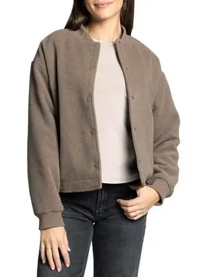 THREAD & SUPPLY Sadie Textured Jacket - Walnut