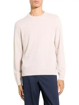 Theory Hilles Cashmere Sweater - Alabaster Melange
