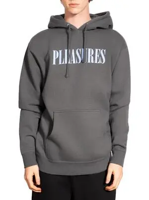PLEASURES House Blend Graphic Hoodie - Charcoal