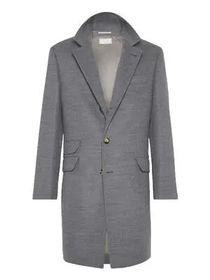 Brunello Cucinelli Handcrafted Coat - Medium Grey