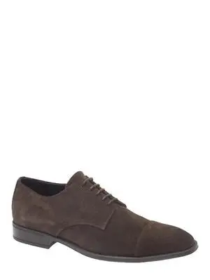 Canali Cap Toe Derby - Dark Brown