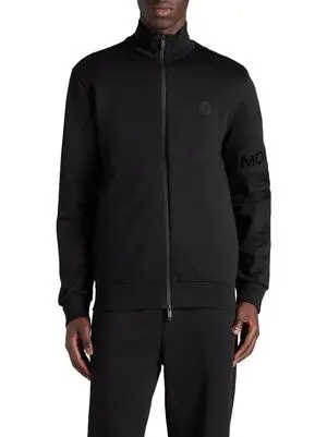 Moncler Mixed Media Cardigan - Black