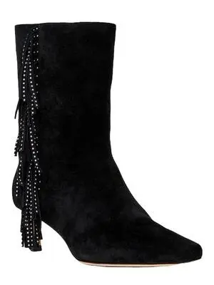 Paige Aya Kitten Heel Boot Black