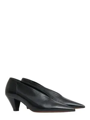 MANSUR GAVRIEL Kiki Pointed Toe Pump - Black