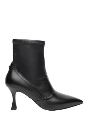 NEROGIARDINI Pointed Toe Stiletto Bootie - Black