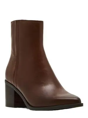 Blondo Brenna Waterproof Pointed Toe Bootie Brandy Leather