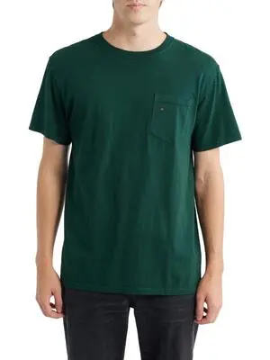 NOAH Core Logo Pocket T-shirt - Dark Green
