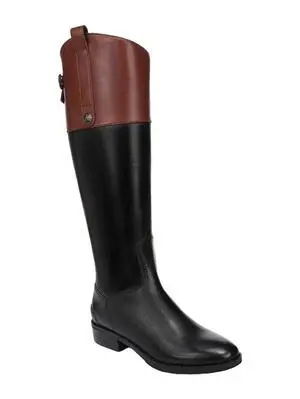 Sam Edelman Penny 4 Knee High Boots Black/stable Brown