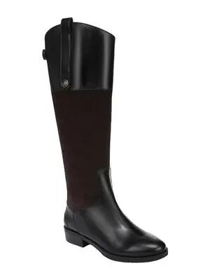 Sam Edelman Penny 4 Knee High Boots Chocolate Brown/black