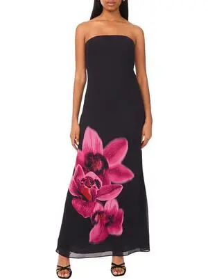 CECE DUPRAZ Strapless Maxi Dress - Wild Petunia