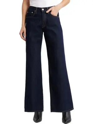 MAVI Sandy High-waist Wide-leg Jeans - Rinse Classic Denim