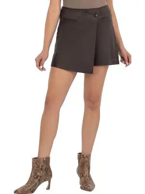 KUT FROM THE KLOTH Wrap Stretch-Woven Skort