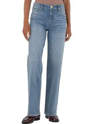 Kut From The Kloth Siena High-waist Wide-leg Jeans - Resiliently
