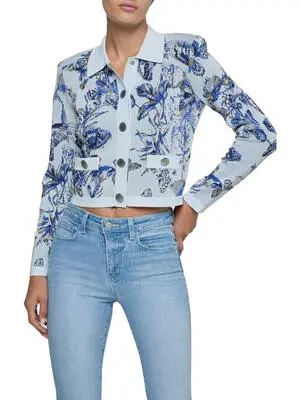 L'AGENCE L'AGENCE Osiris Jacquard Knit Jacket