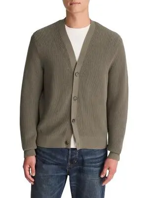 Madewell Cotton Shaker Stitch Cardigan - Pressed Sage