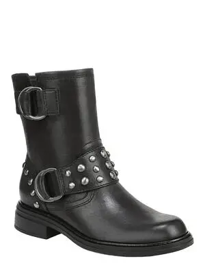 Naturalizer Optimus Studded Moto Boots - Black