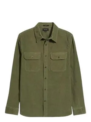 Ag Curtis Classic Fit Button-up Work Shirt - Sulfur Urban Green