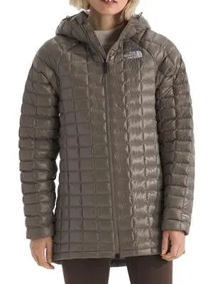The North Face Thermoball Hooded Parka - Mocha Brown