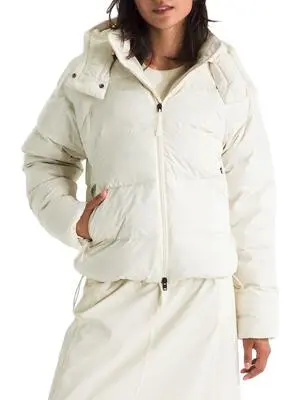 The North Face Hydrenalite City Down Hooded Parka - White Dune