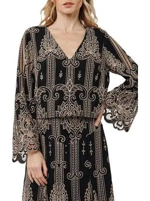 CIEBON Beck Embroidered Top