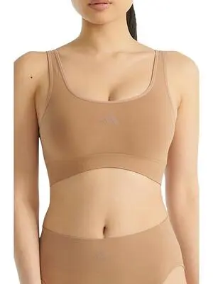 ADIDAS ORIGINALS Longline Sports Bra - Toasted Almond