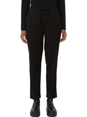 MM BY MAX MARA Parco Ankle Drawstring Pants - Black