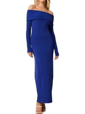 Solid & Striped The Sabrina Knit Maxi Dress - Twilight