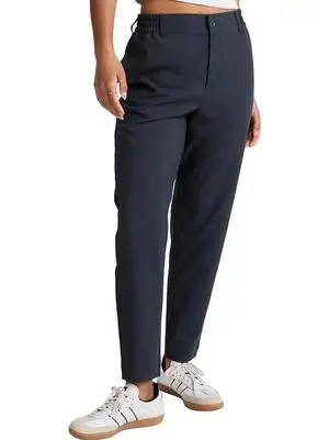 Beyond Yoga Status Tapered Pants Nocturnal Navy
